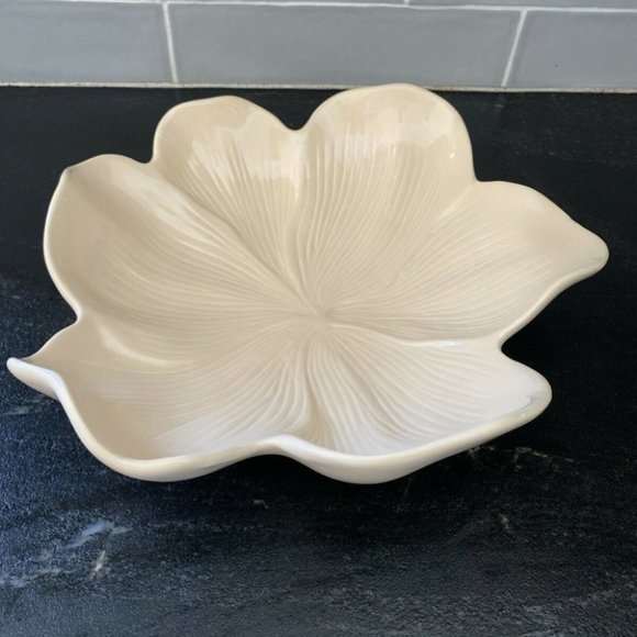 Arhaus | Dining | Arhaus Cream Colored Magnolia Plate Flower Wall Small ...